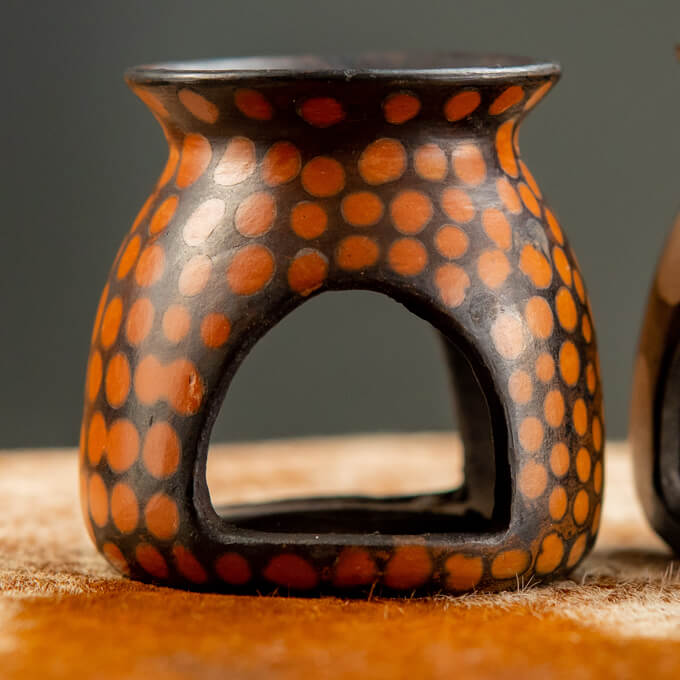 Handmade Ceramic Aroma Oil Burner - Afrotide Crafts
